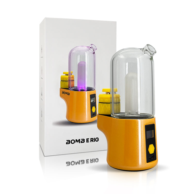 Bomb Portable Electric Dab Rig-Orange | Discount E-Nails